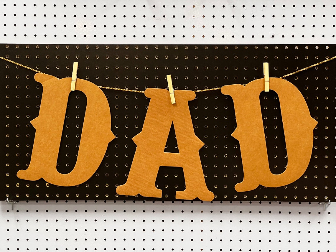 Recycled Cardboard DAD Banner - Etsy