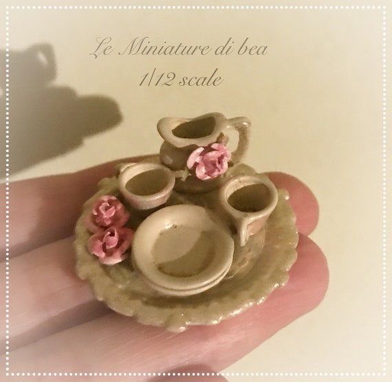 112 pair of victorian fan dollshouse miniature hand made by Bea Art ...