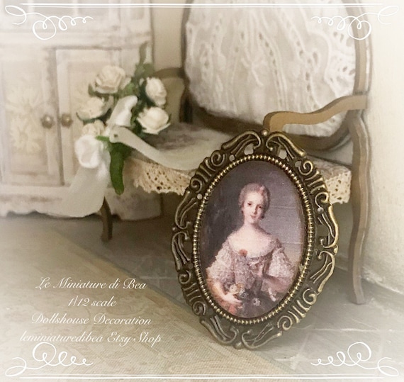 1/12 Picture Frame Victorian Photo Dollshouse Miniature Hand | Etsy