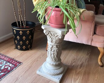 Column Plant Stand - Etsy