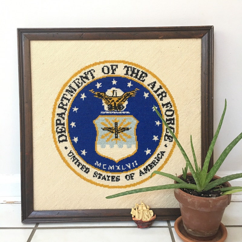 Air Force Cross Stitch - Etsy