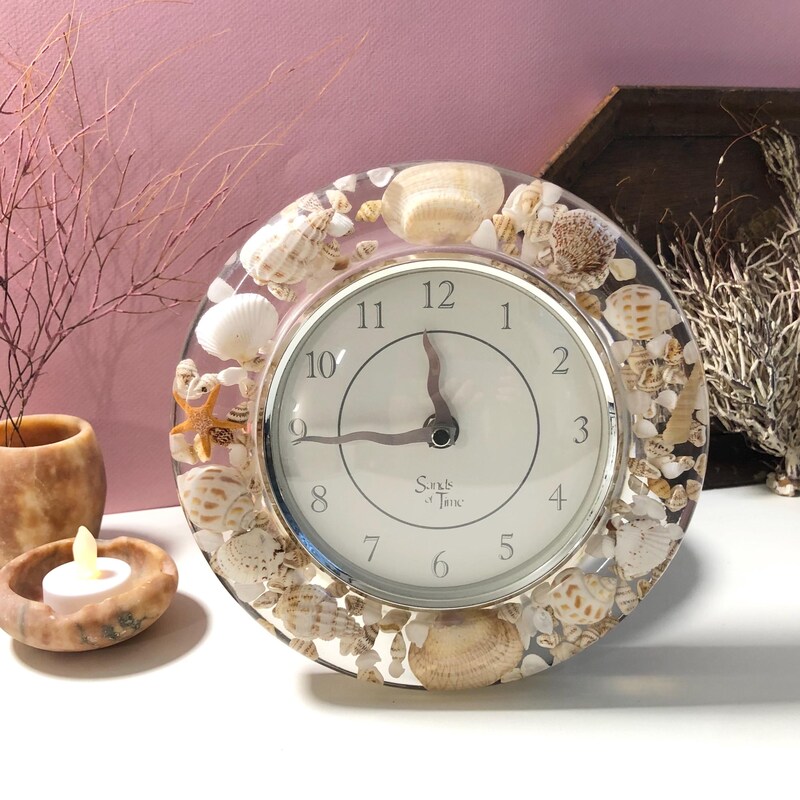 Seashell Clock - Etsy
