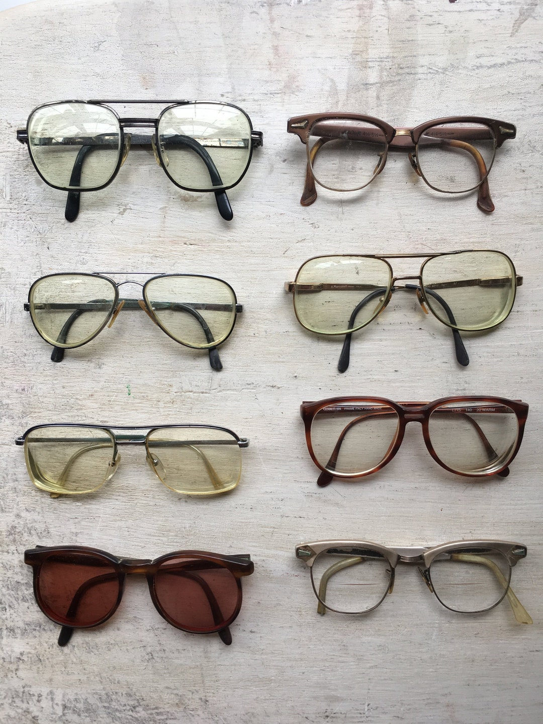 Collection of Vintage Eye Glasses, 1950s, Horn Rimmed, Fifties, Hipster ...