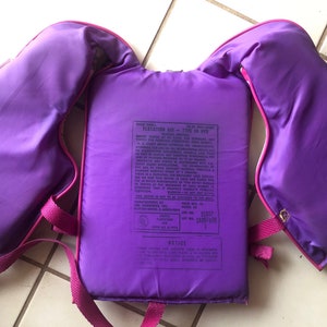 Retro 1980s Barbie Girl Life Jacket Little Girl Vintage Fun Rad Cool ...