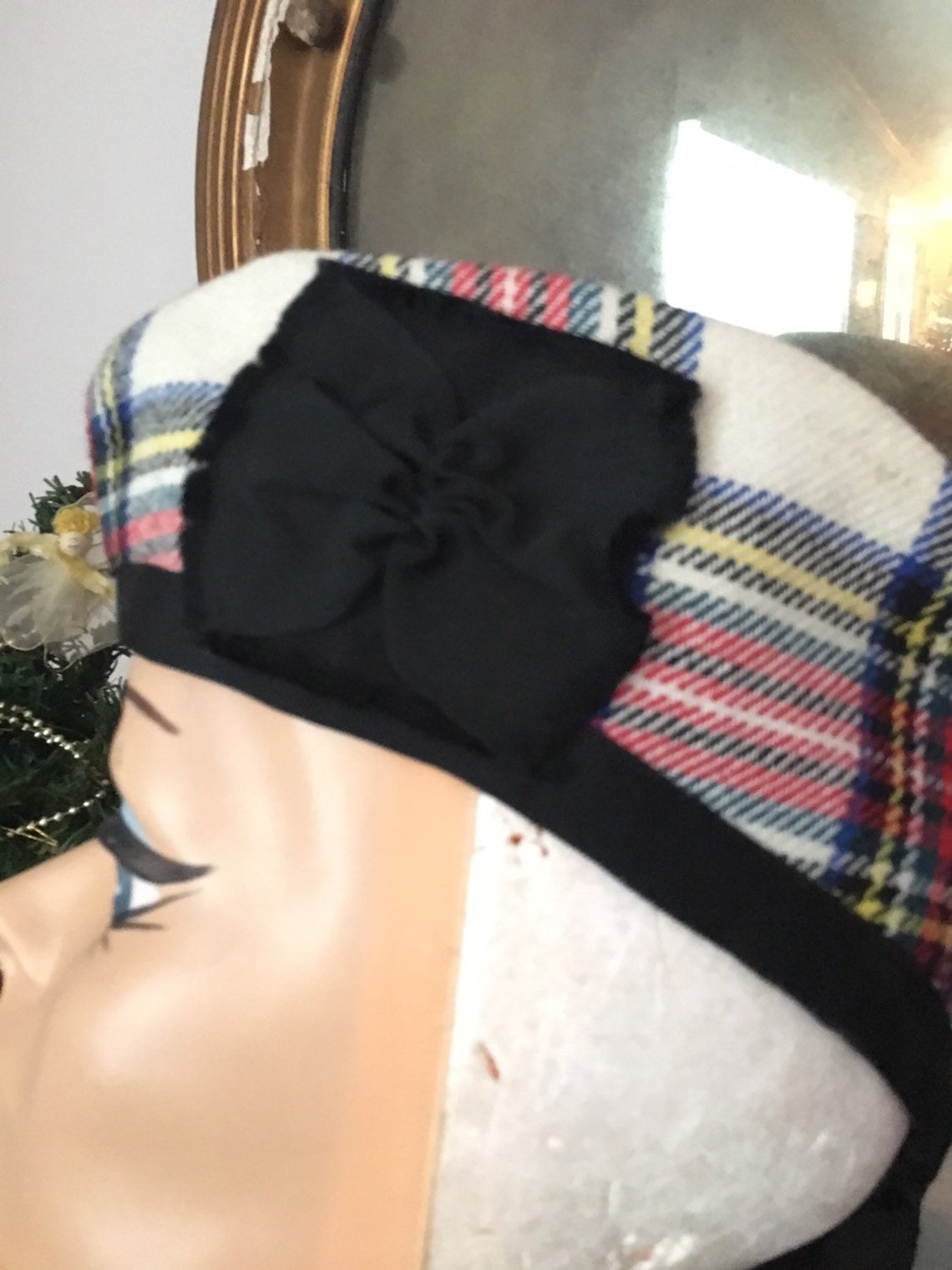Vintage Highlander Beret Tartan Scottish Hat Tam Made in - Etsy