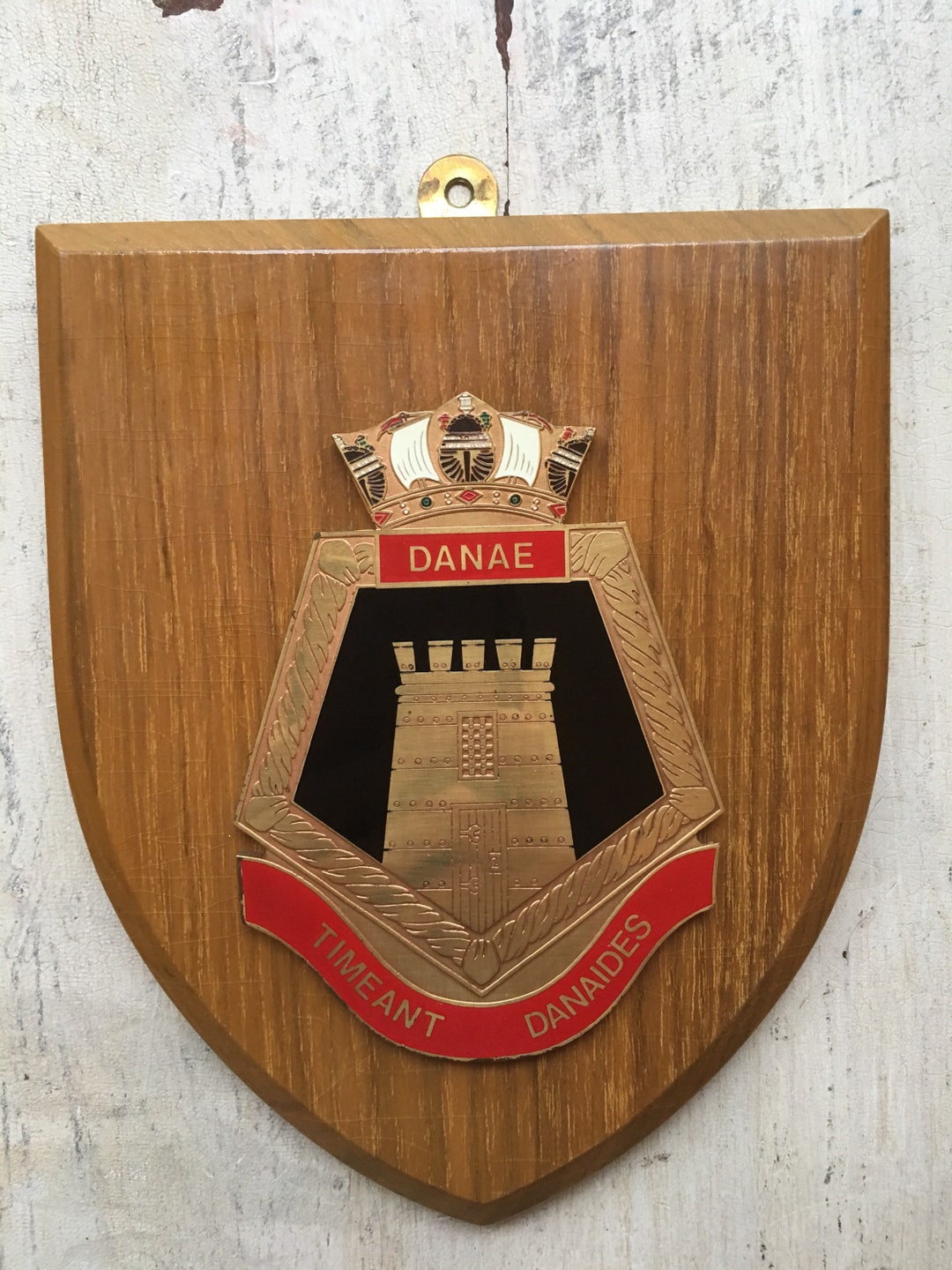 HMS DANAE Ship Crest, Wall Plaque, Ship Plaque, Royal Navy, British ...