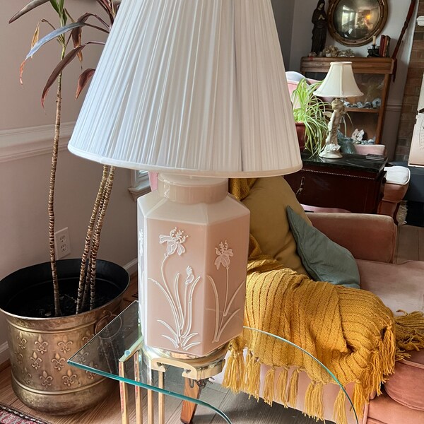 Crystal Chrome Flower Table Lamp - Etsy