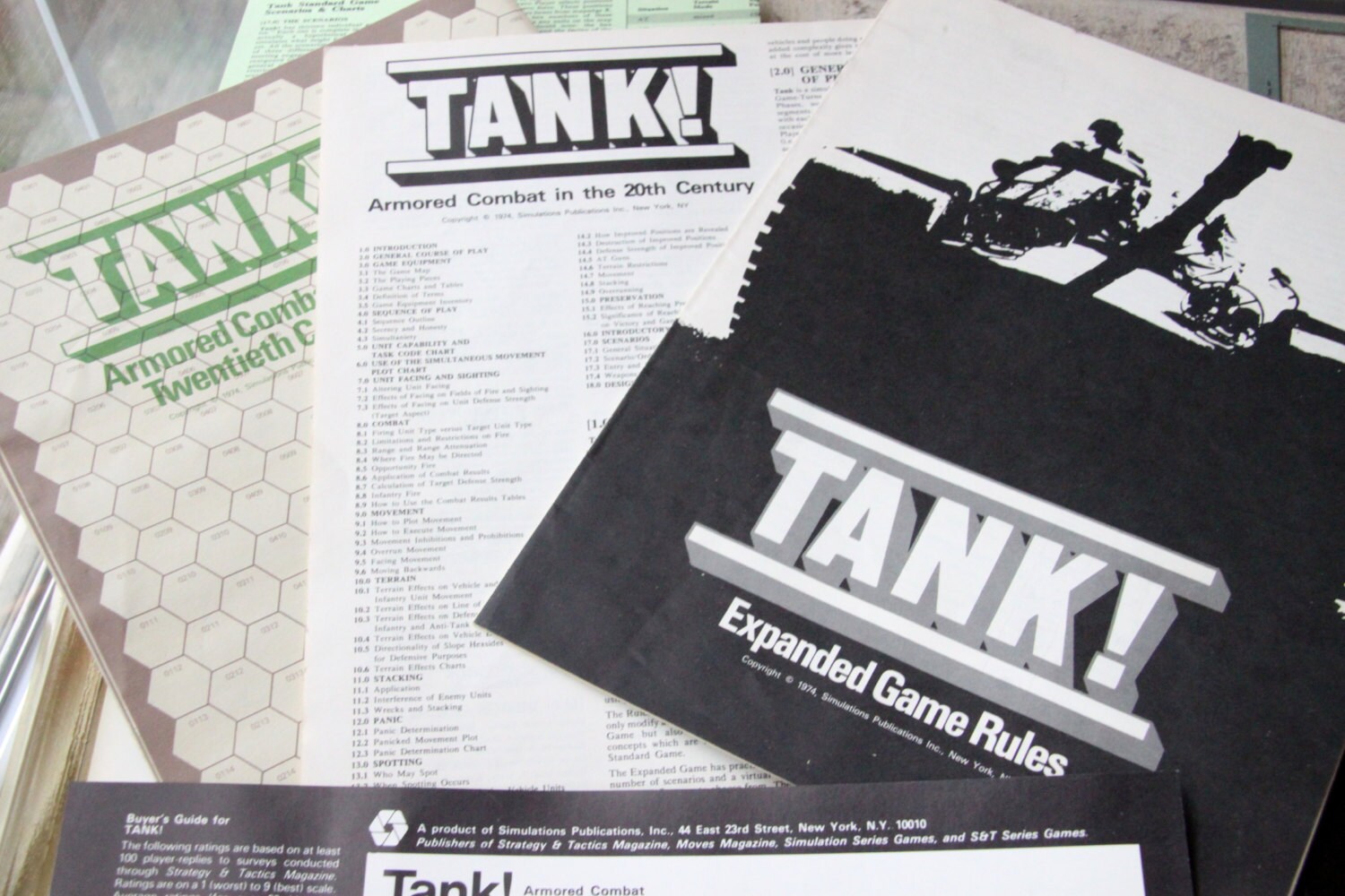 Tank Historical Simulation Game SPI Simulations - Etsy