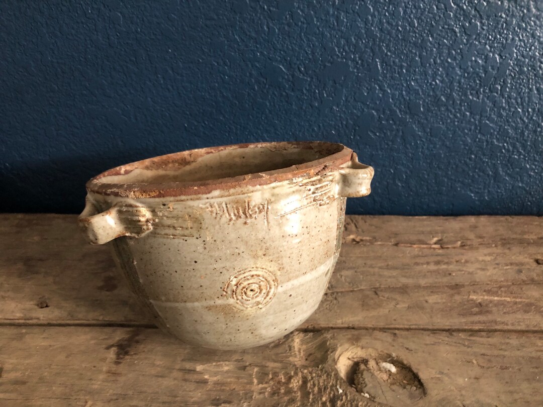 Studio Pottery Rare Small Three Handled Mackey Studio Pottery Ceramic ...