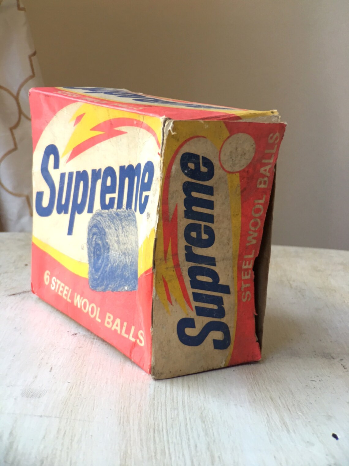 Brillo Supreme Steel Wool Balls in Original Cardboard Box - Etsy