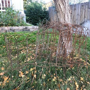 Antique Single Loop Wire Garden Fencing, Woven Wire, Fence, Shabby Chic ...