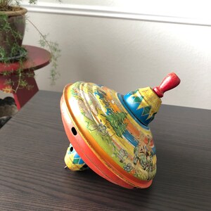 Vintage Made in Western Zone Germany Spinning Top 1950s Germany Tin ...