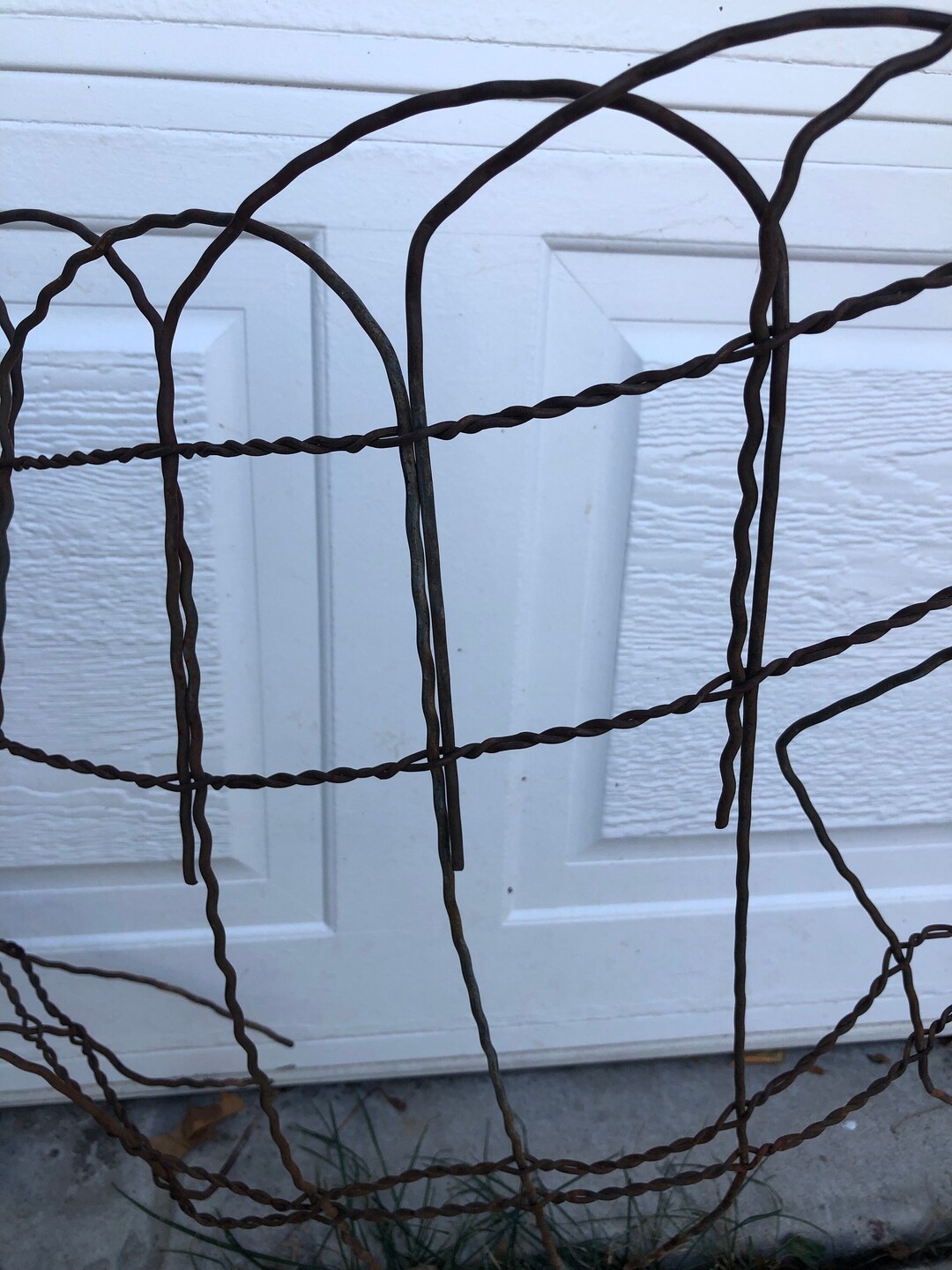 Antique Single Loop Wire Garden Fencing, Woven Wire, Fence, Shabby Chic ...