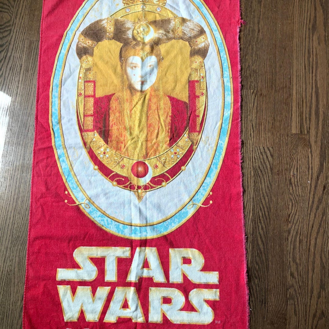 Vintage Star Wars Episode 1 Movie Queen Amidala Beach Towel ...