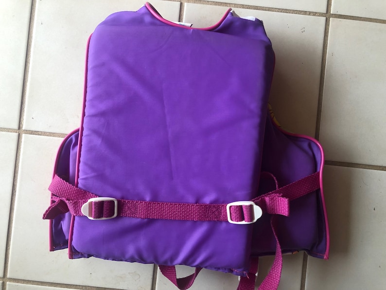 Retro 1980s Barbie Girl Life Jacket Little Girl Vintage - Etsy