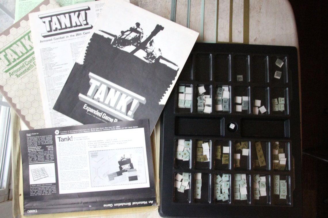 Tank Historical Simulation Game SPI Simulations - Etsy