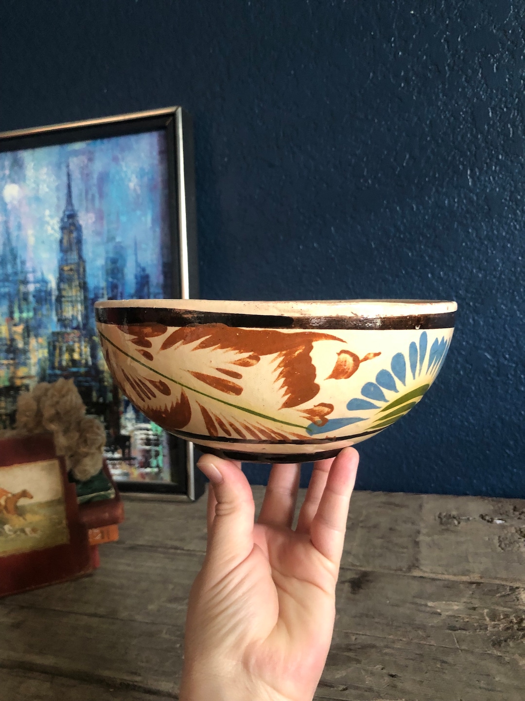 Rustic Vintage Mexico Pottery South of Border Mexican Pottery Hand Made ...