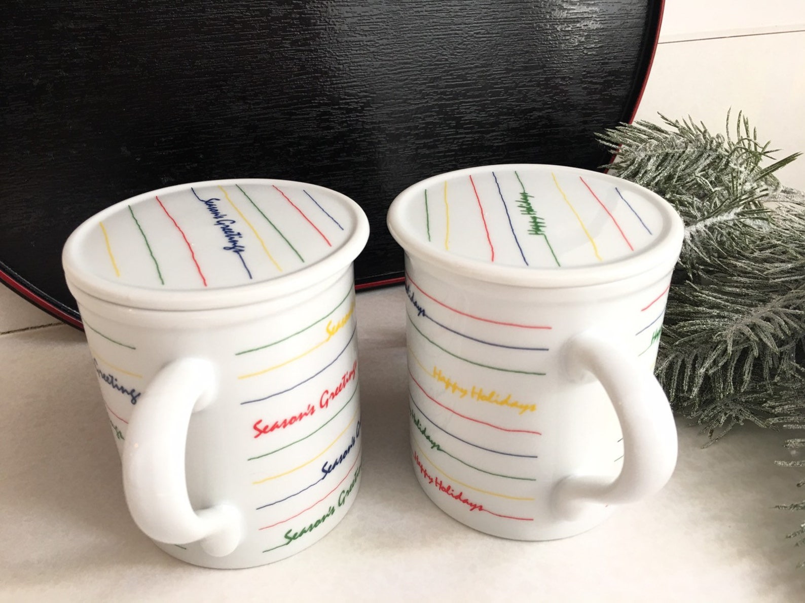 Fabulous Season's Greetings/happy Holidays Coffee Mugs - Etsy