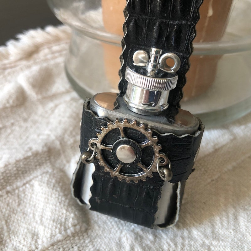 Steampunk Flask - Etsy