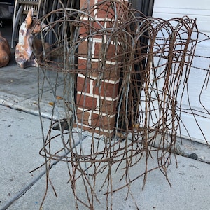 Antique Single Loop Wire Garden Fencing, Woven Wire, Fence, Shabby Chic ...