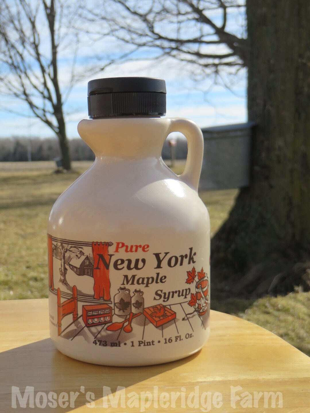 Pure Maple Syrup, New York Maple Syrup, Pint Maple, Syrup, Maple Syrup ...