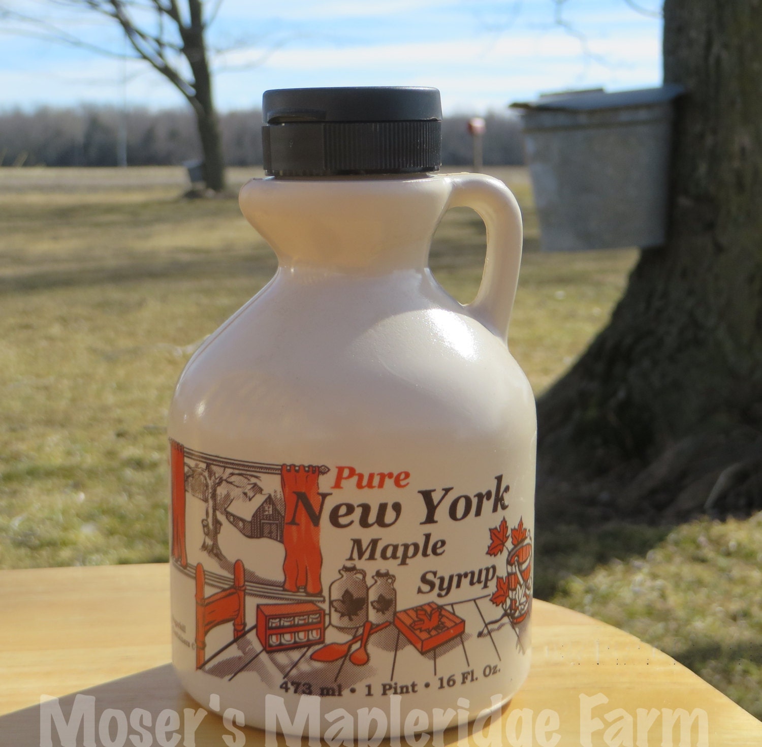 Pure Maple Syrup, New York Maple Syrup, Pint Maple, Syrup, Maple Syrup ...