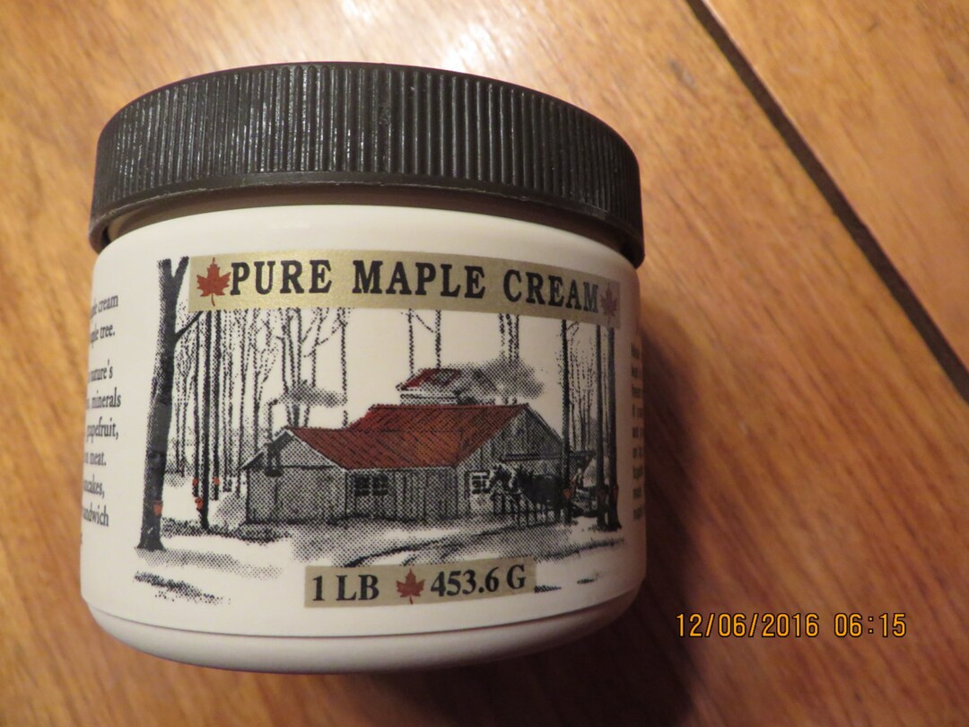 Maple Cream, 1# , Cream, Pure Maple, Maple Candy, Maple Gift, Maple ...