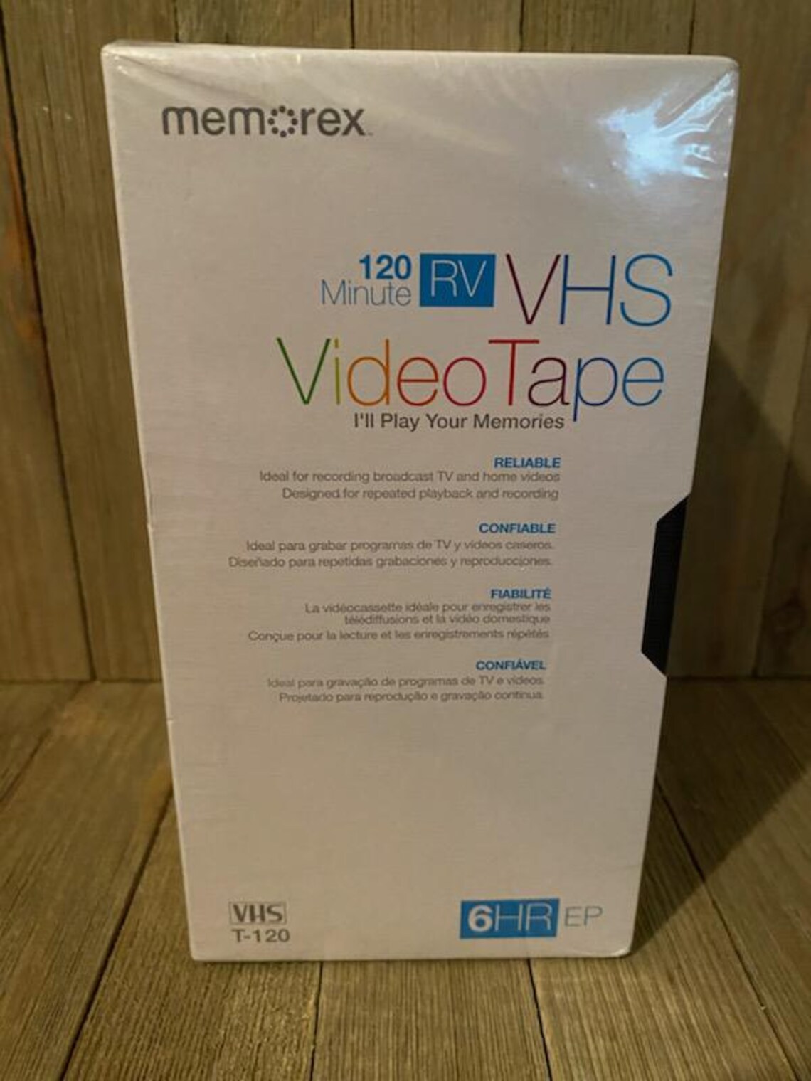 Memorex T-120 120 Minute RV VHS Video Tape (5 Pack) SEALED - Etsy