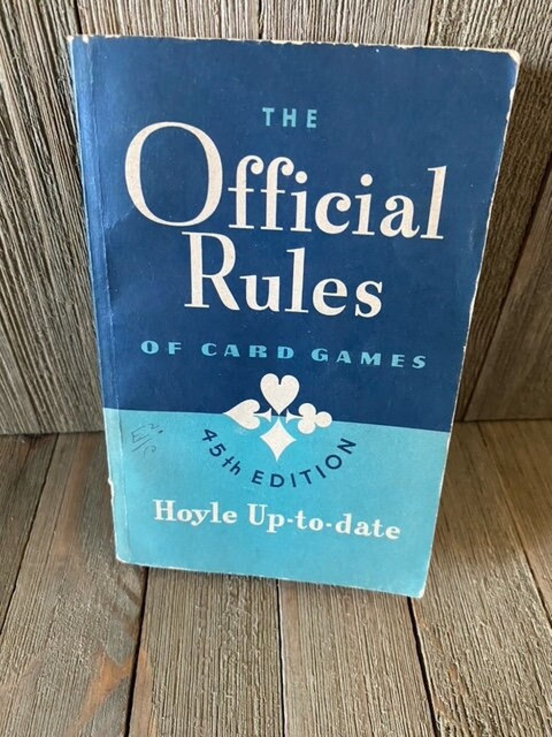 The Official Rules of Card Games Book - Hoyle Up-to-date - 45th Edition ...