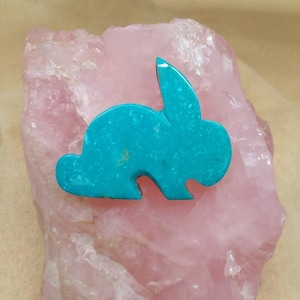 Blue Sonora Turquoise Rabbit/bunny Large Cabochon/ Backed - Etsy