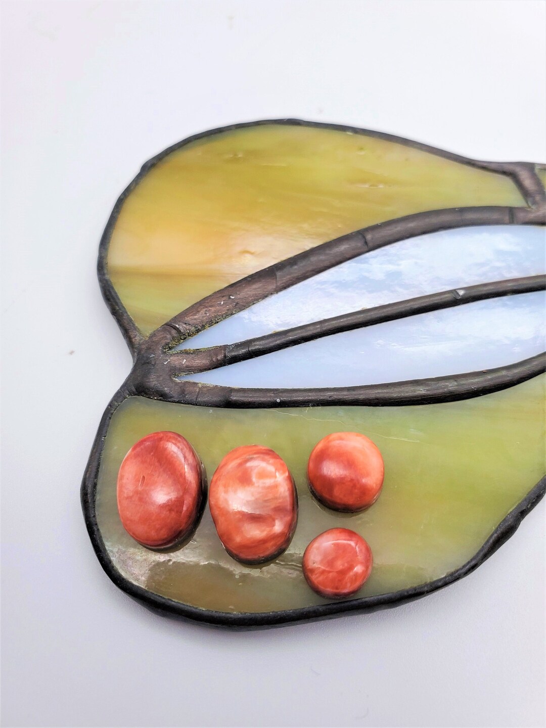 Red Spiny Oyster Shell Oval & Circle Cabochons/ Backed/ Set of 4 - Etsy