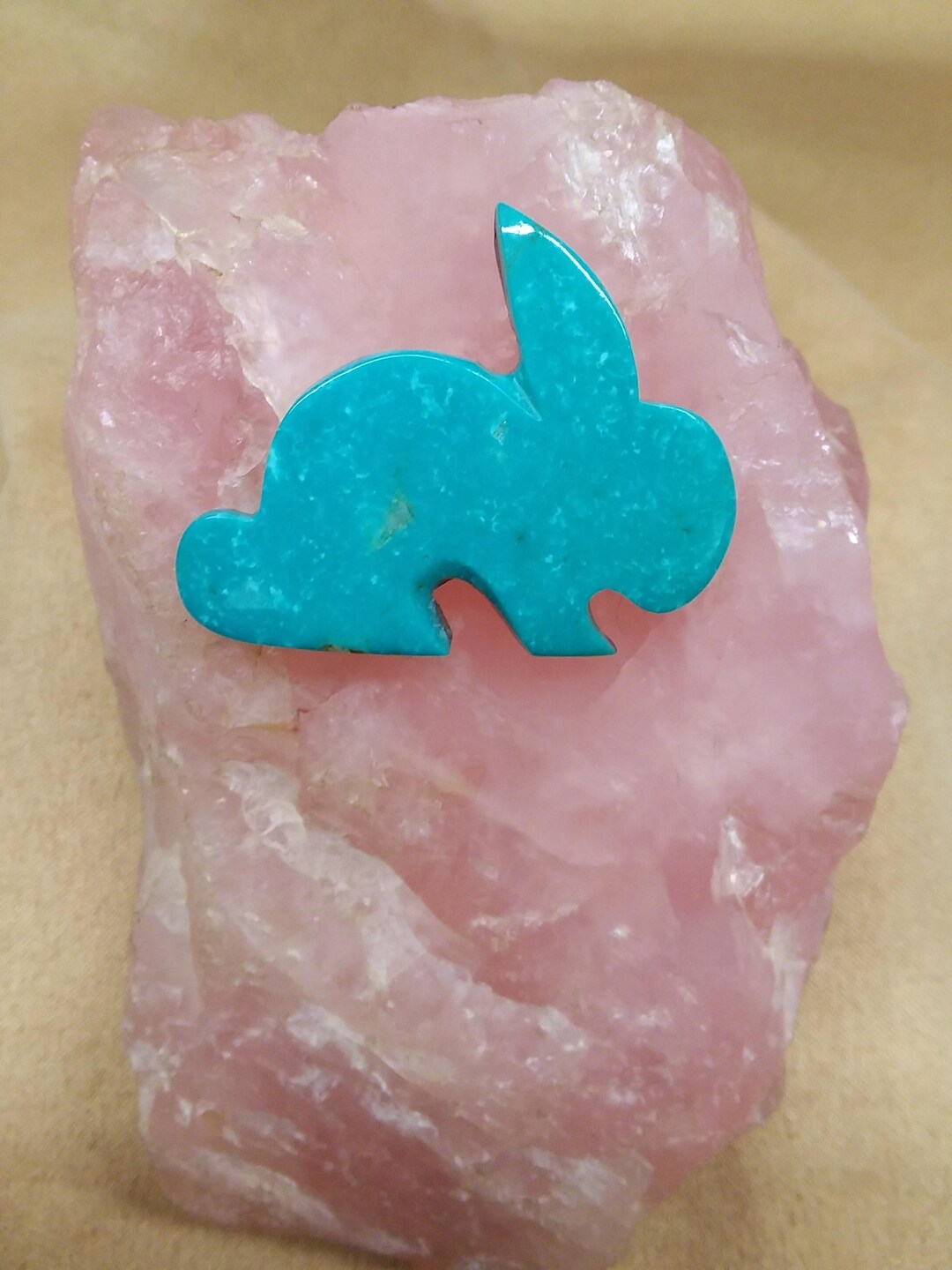 Blue Sonora Turquoise Rabbit/bunny Large Cabochon/ Backed - Etsy