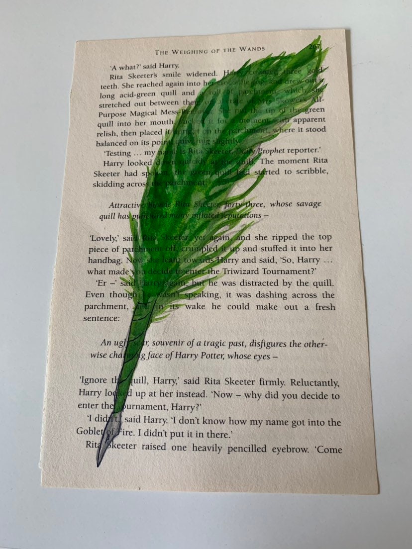 Harry Potter Quill And Parchment