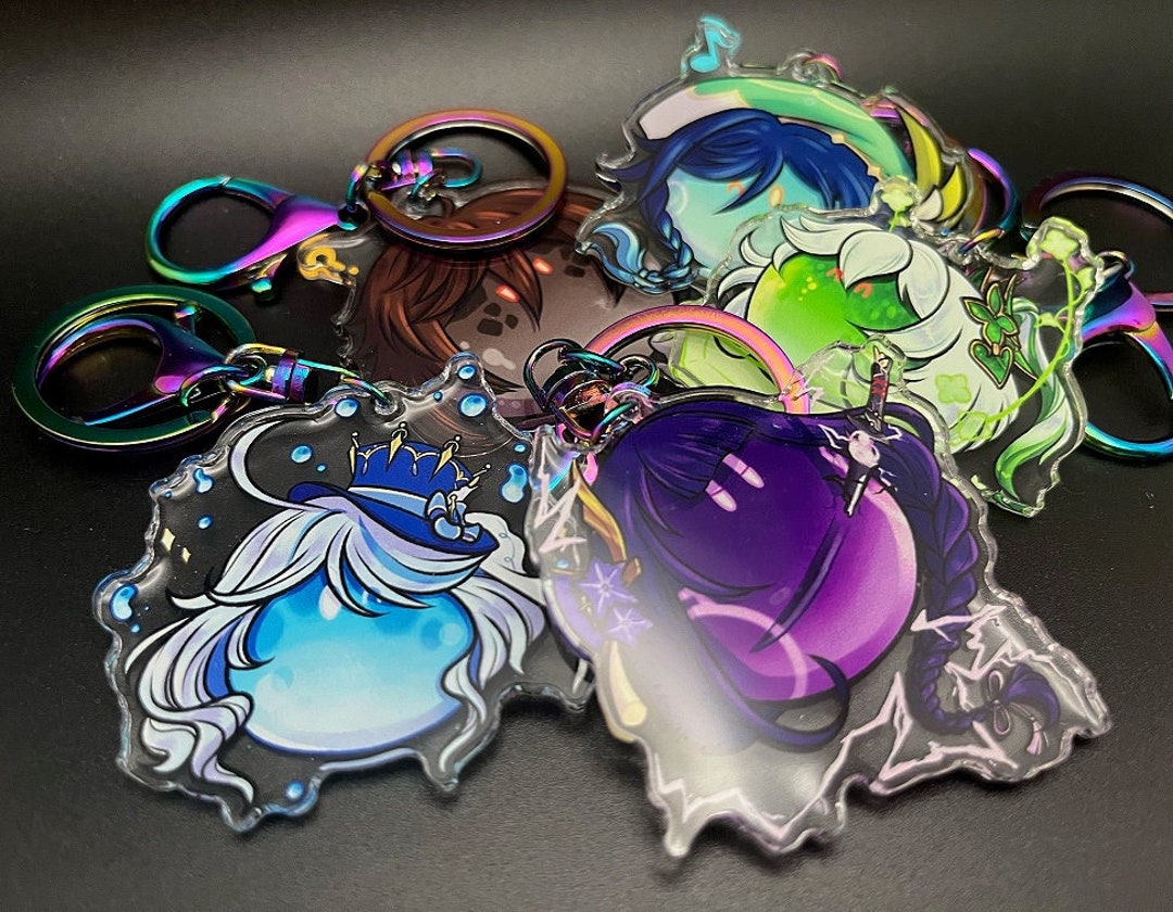 Genshin Impact Slime Archons Venti Zhongli Raiden Ei Nahida Furina 2 ...