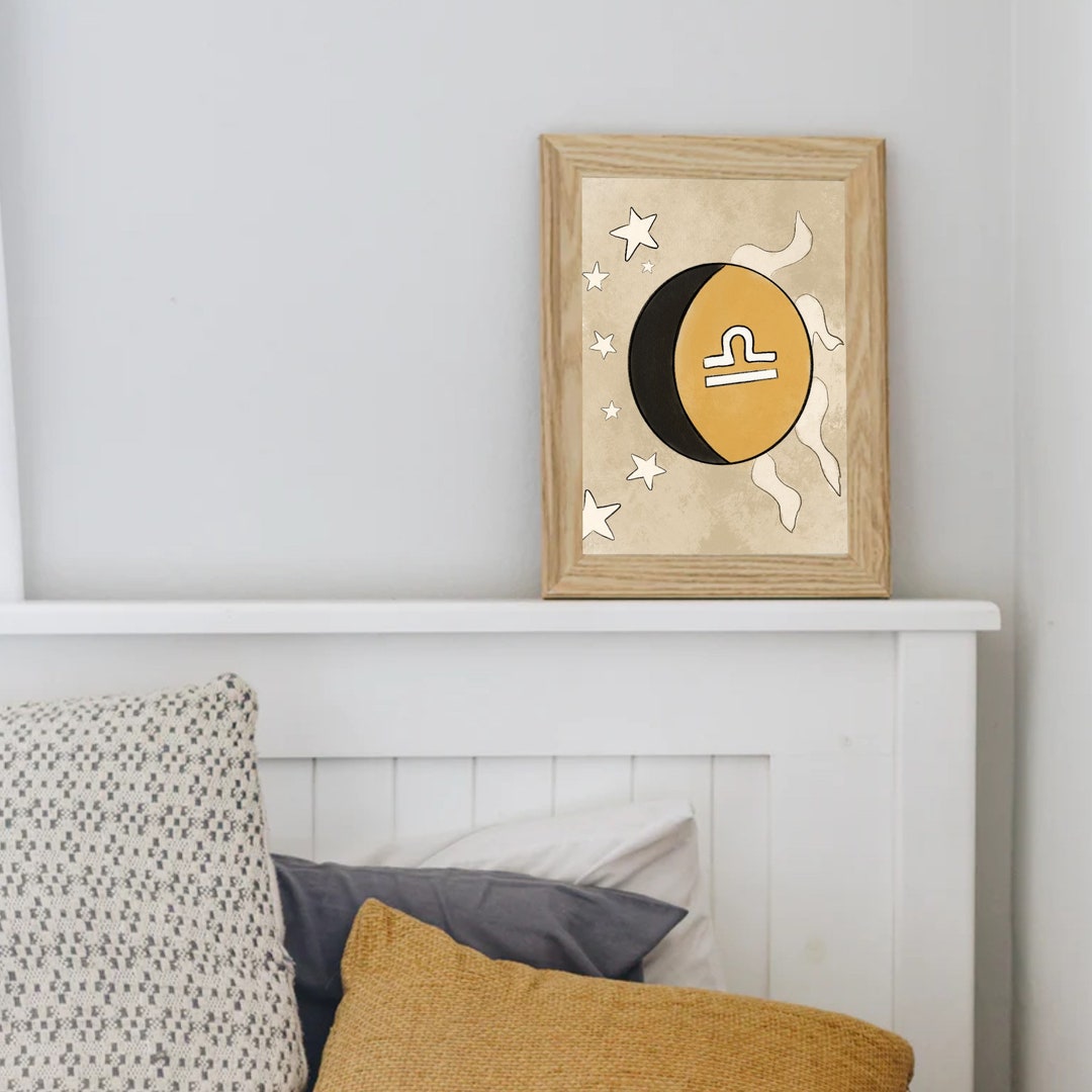 Custom Art Print Printable Zodiac Sign Poster L DIGITAL Wall Art ...
