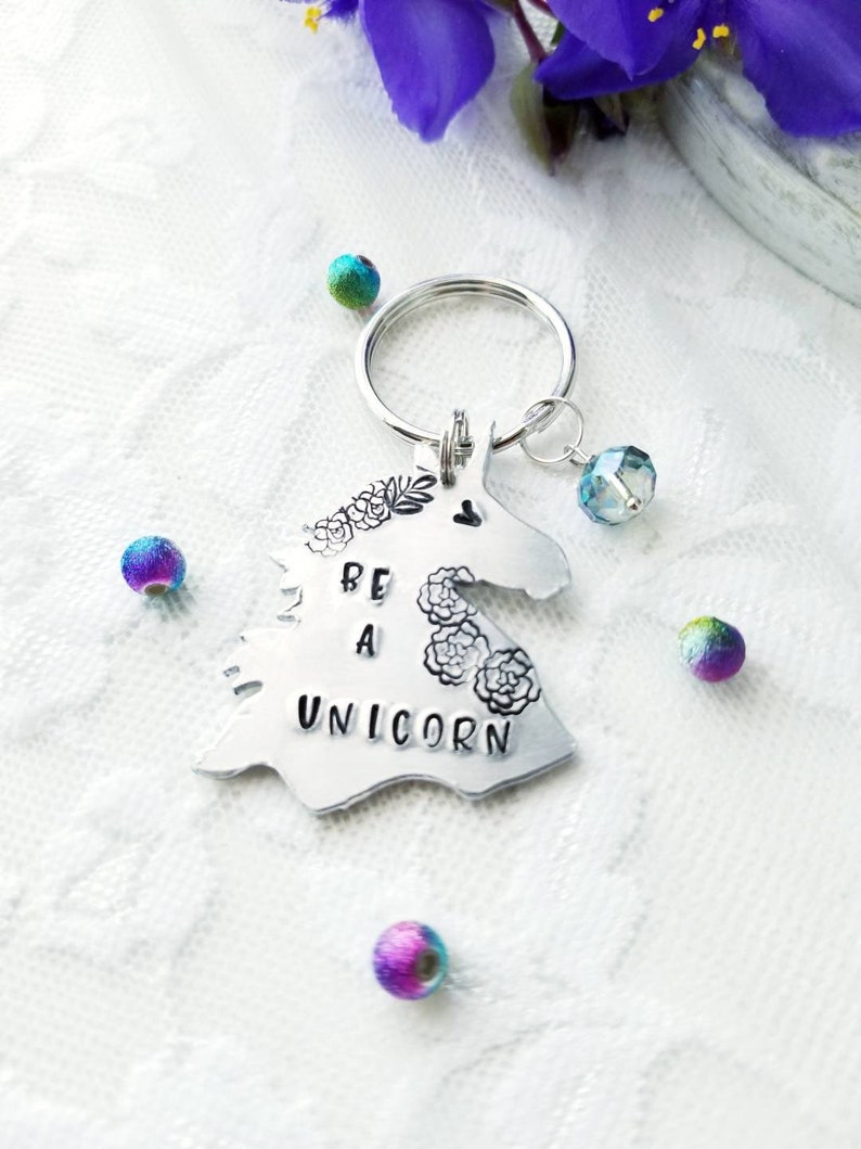 Unicorn Keychain Unicorn Accessories Unicorn Keyring Unicorn - Etsy