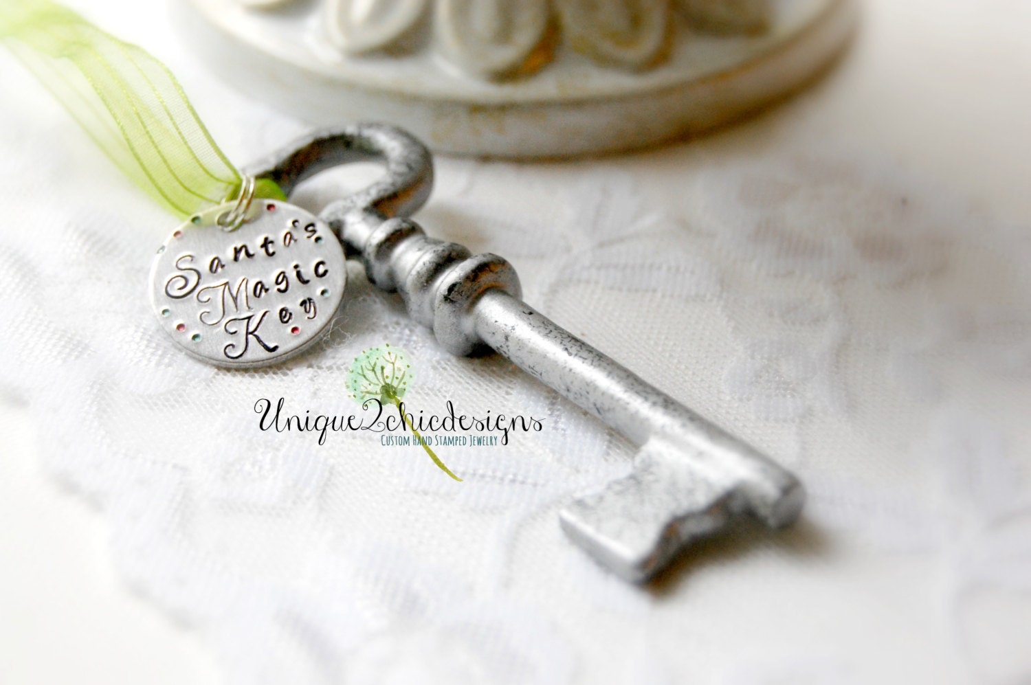 Santa Magic Key Santa Key Ornament Christmas Key Skeleton | Etsy