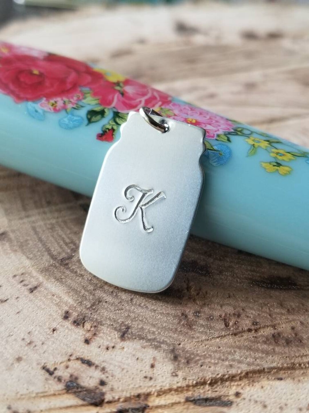 MASON Jar Necklace, Monogram Necklace, Tea Time Necklace, Southern ...