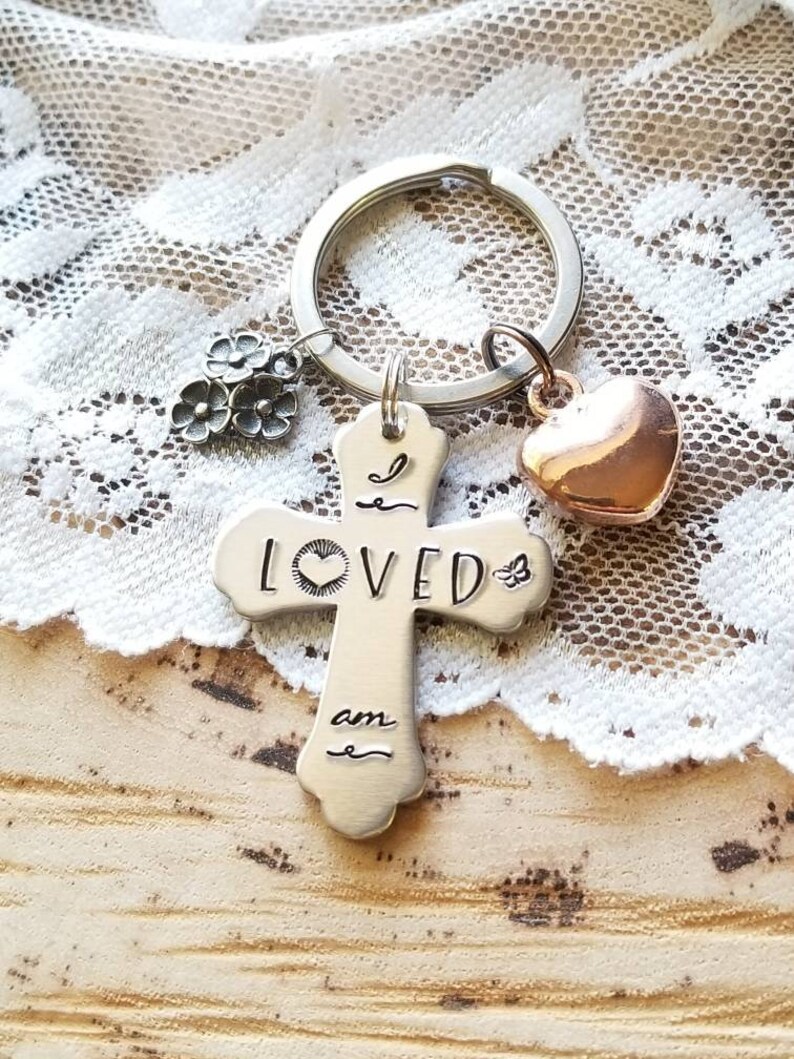 Sobriety Keychain Sober Keychain Cross Keychain Hope Gift - Etsy
