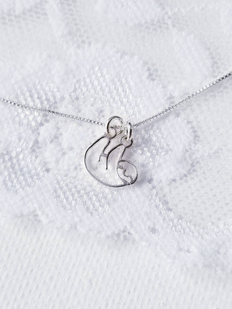 Geometric Necklace, Circle Necklace, Dainty Circle Necklace, Abstract ...