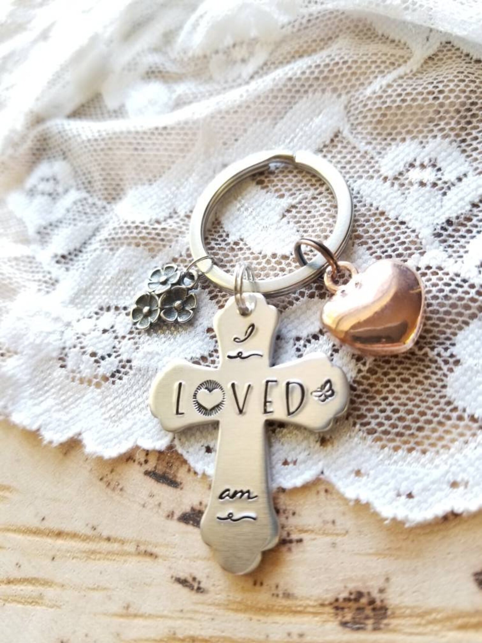 Sobriety Keychain Sober Keychain Cross Keychain Hope Gift - Etsy