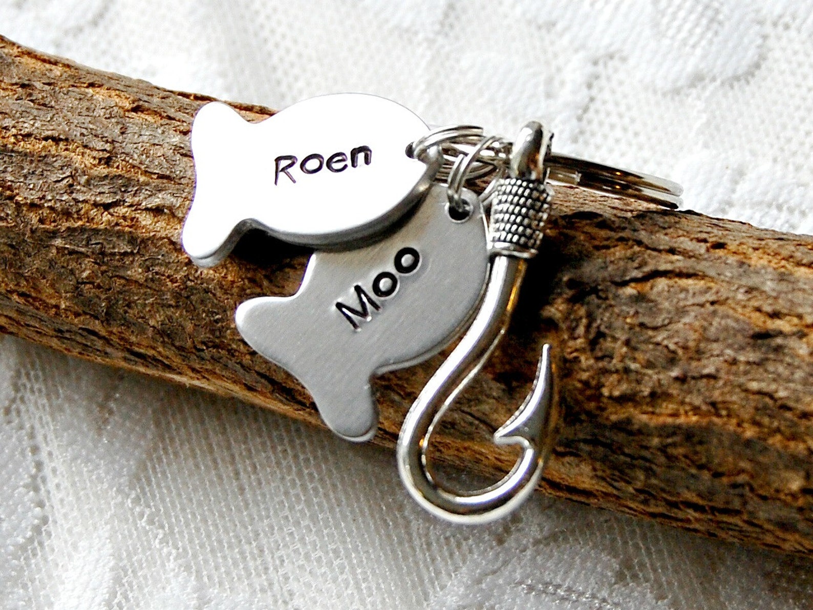 Fish Key Chain Dad Key Chain Fisherman's Gift Stocking - Etsy