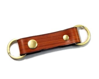 Leather Saddle Key Ring - Etsy