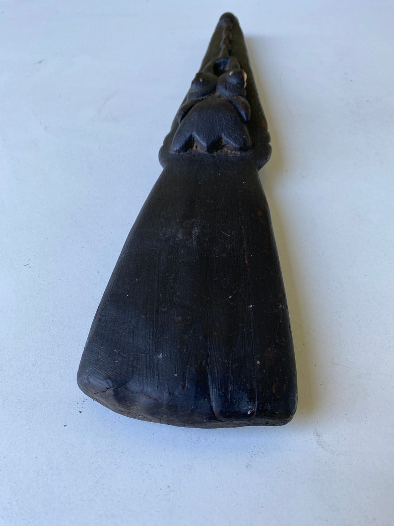 Papua New Guinea Wood Crocodile Canoe Prow Hand Carved Crocodile Head ...