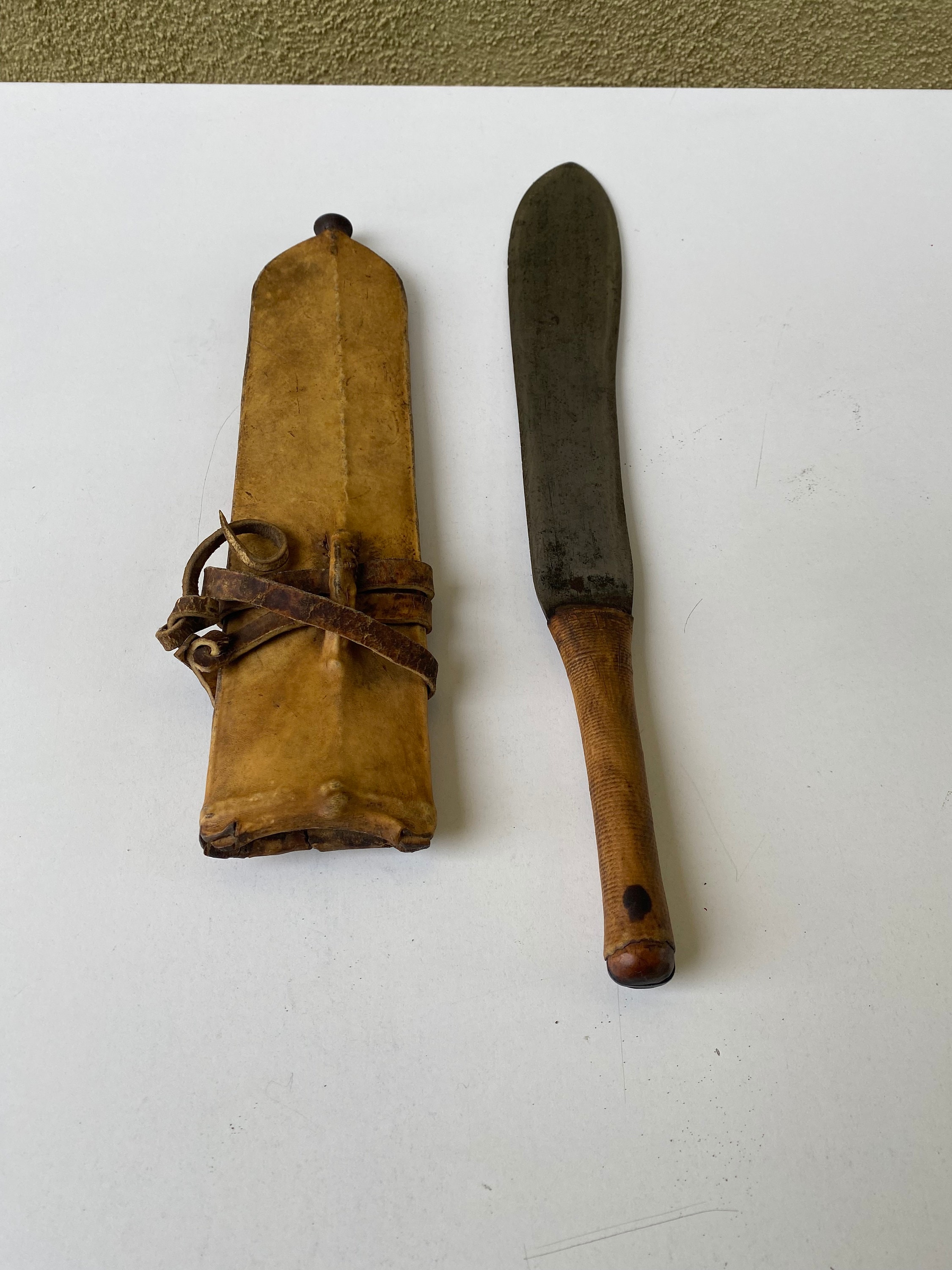 Vintage African Maasai Seme Short Sword Dagger Early 20th Etsy