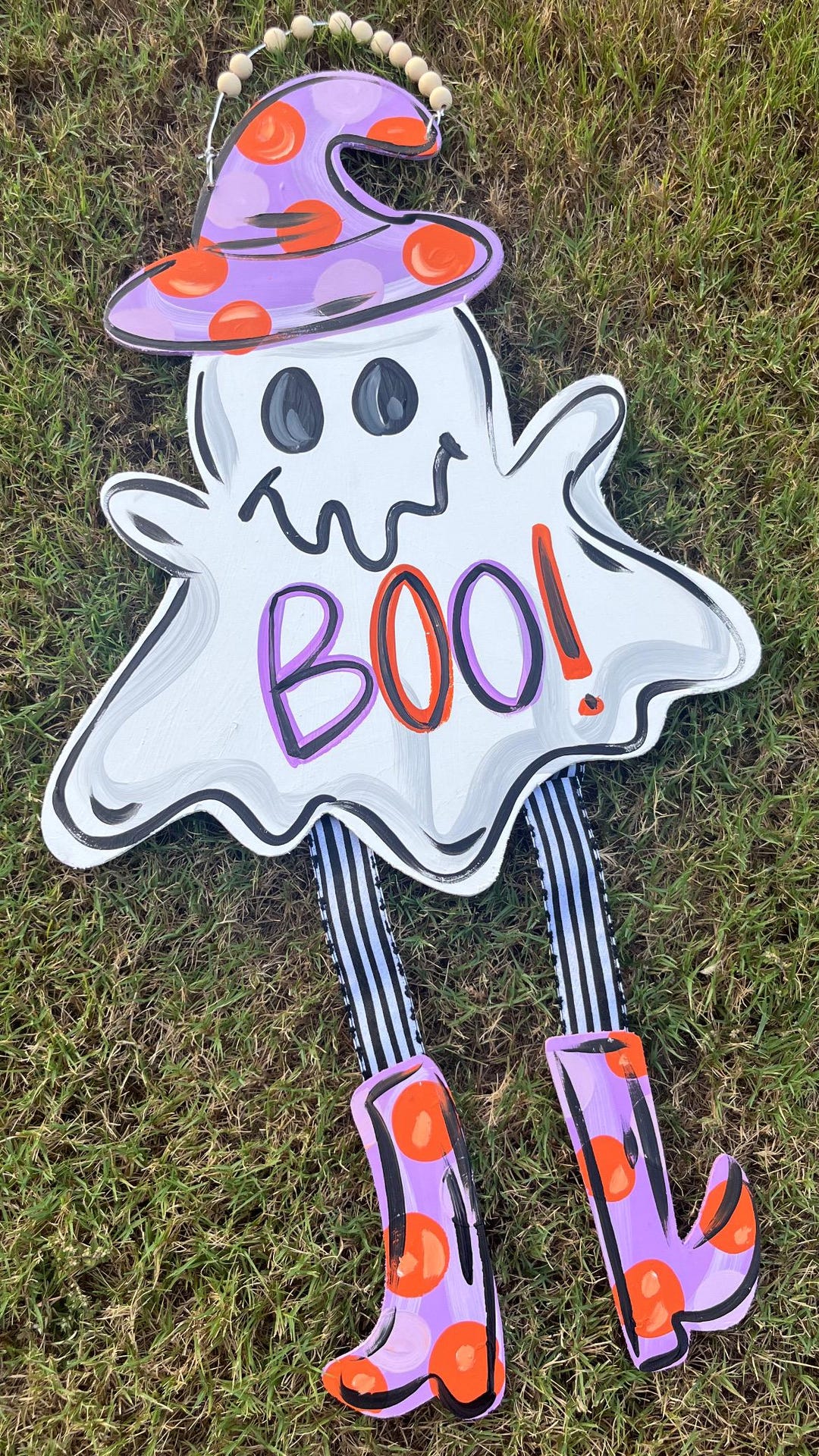 Ghost Halloween Door Hanger: Spooky Fall Decor - Etsy