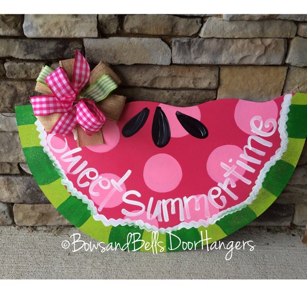 Watermelon Door Wreath - Etsy