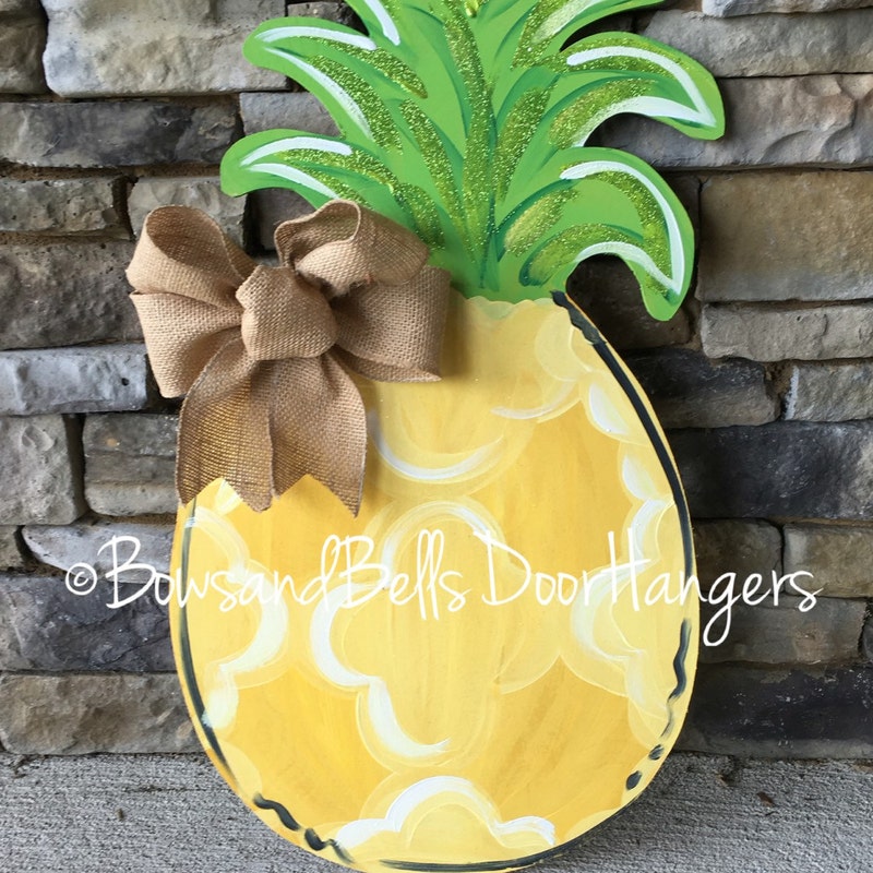 Pineapple Door Decor - Etsy