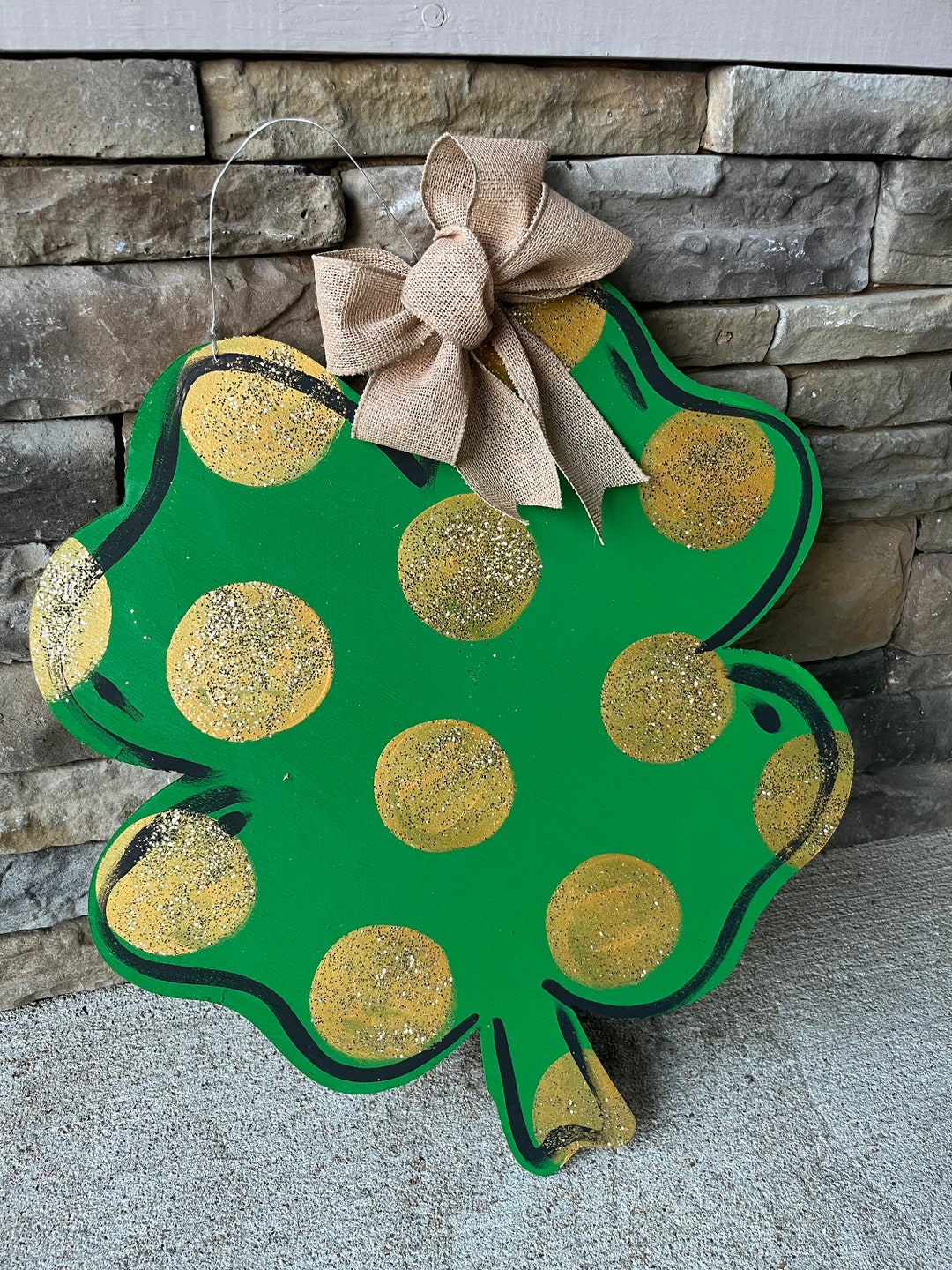 St. Patrick's Day DoorHanger colgador de trébol Feliz Día de San ...