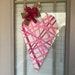 Heart Doorhanger Valentine Front Door Decor Valentines Day Door Hanger ...